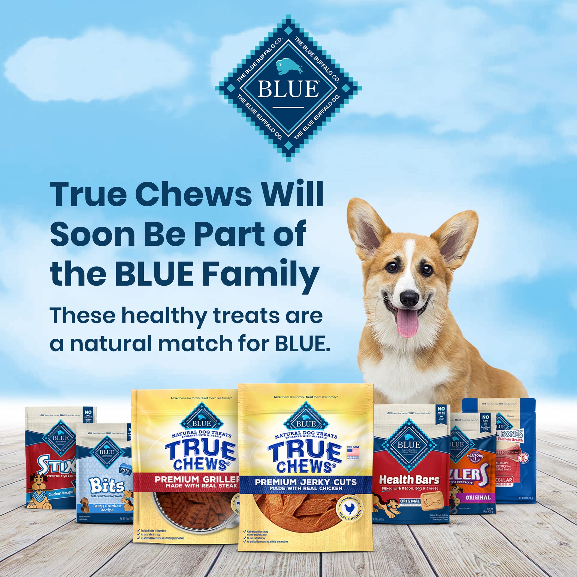 Blue Buffalo True Chews Sticks Natural Cat Treats, Chicken 3 oz bag