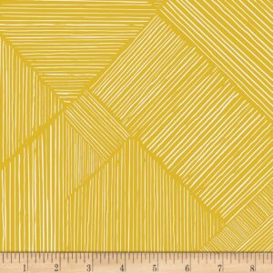 art gallery fabrics art gallery indie boheme trouvaille routes sun fabric, yellow