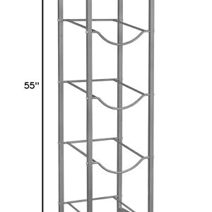 BRIO Single Column Gallon Stands (GREY) (5-TIER)