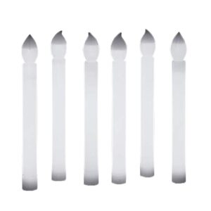 cb church supply candlelight service glow stick vigil candles by will & baumer, 12-count, white