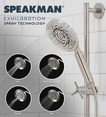 Speakman VS-5000-MB-E175 Neo Exhilaration High Pressure Hand Held Shower Head, 1.75 GPM, Matte Black