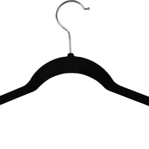 SUNTRADE Velvet Shirt Dress Clothes Hangers,360° Swivel Hook Non Slip Clothes Hangers for Tops, Dress Shirts, Blouses, Strappy Dresses (10)