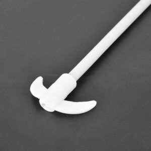 PTFE Stirring Rod High Temperature Stir Bar Laboratory Stirring Bar Laboratory Accessories for Stirring Solution in Scientific Research L 250mm W 40mm D 7mm Shaft Stirring Rod