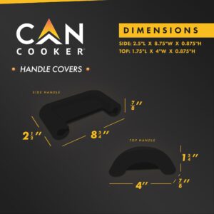 CanCooker Handle Covers for Original, Junior and Companion Cancooker, Black