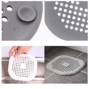 DOITOOL 3pcs Anti-clogging Sewer Colanders Over Sink Strainer Filter for Sink Bath Filter Kitchen Filter Colander Strainer Kitchen Supplies Bathtub Filter Sink Filter Drain Cover Hair