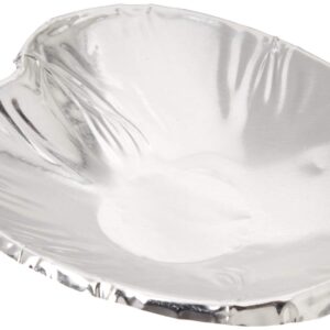 Set of 250 Disposable Clam Shells Aluminum Foil Food Shell Pans for Making Tasty Appetizers Like Clams Casino, Oysters, Crab Cakes, Dips, and More Premium Small Clam-Shell Baking Dishes,