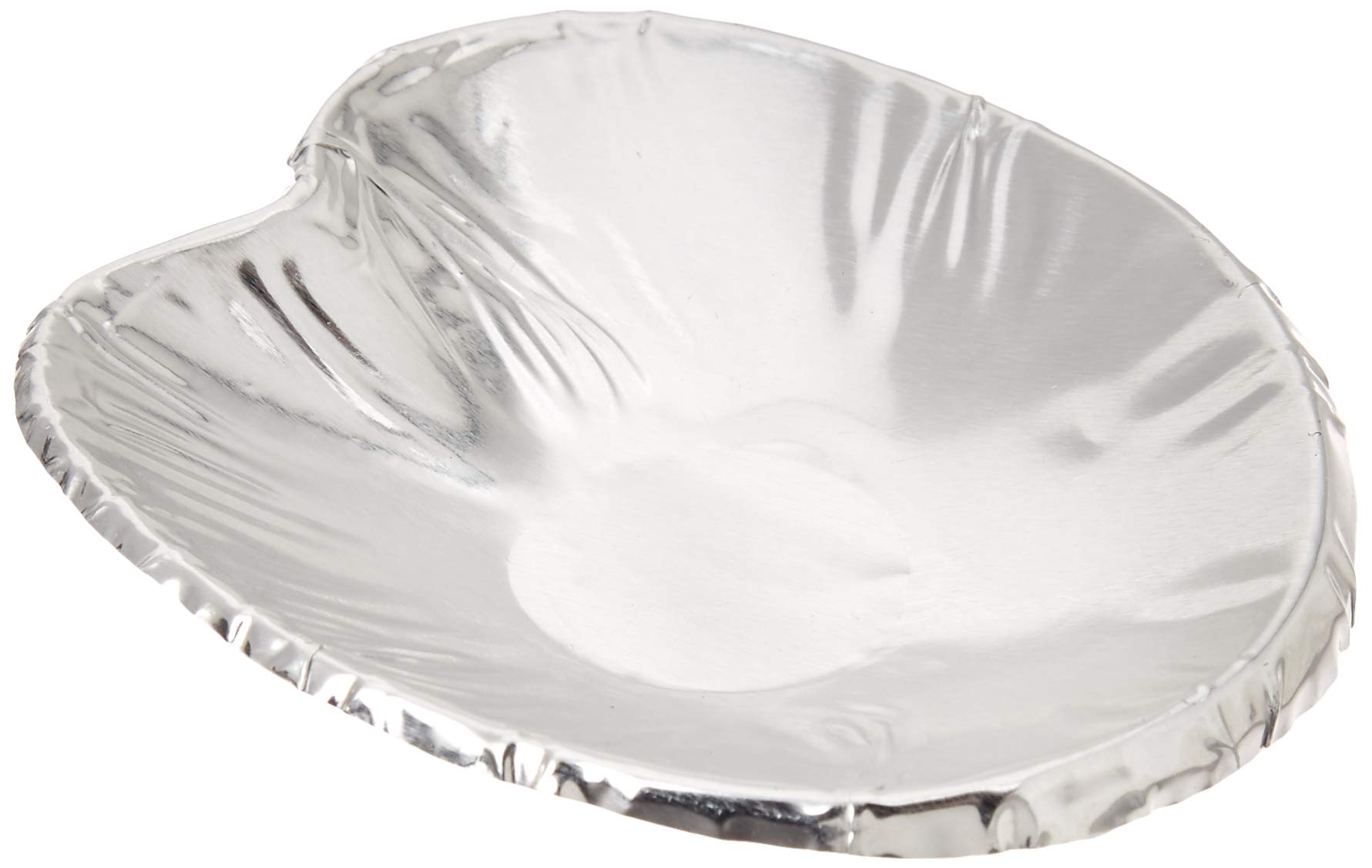 Set of 250 Disposable Clam Shells Aluminum Foil Food Shell Pans for Making Tasty Appetizers Like Clams Casino, Oysters, Crab Cakes, Dips, and More Premium Small Clam-Shell Baking Dishes,