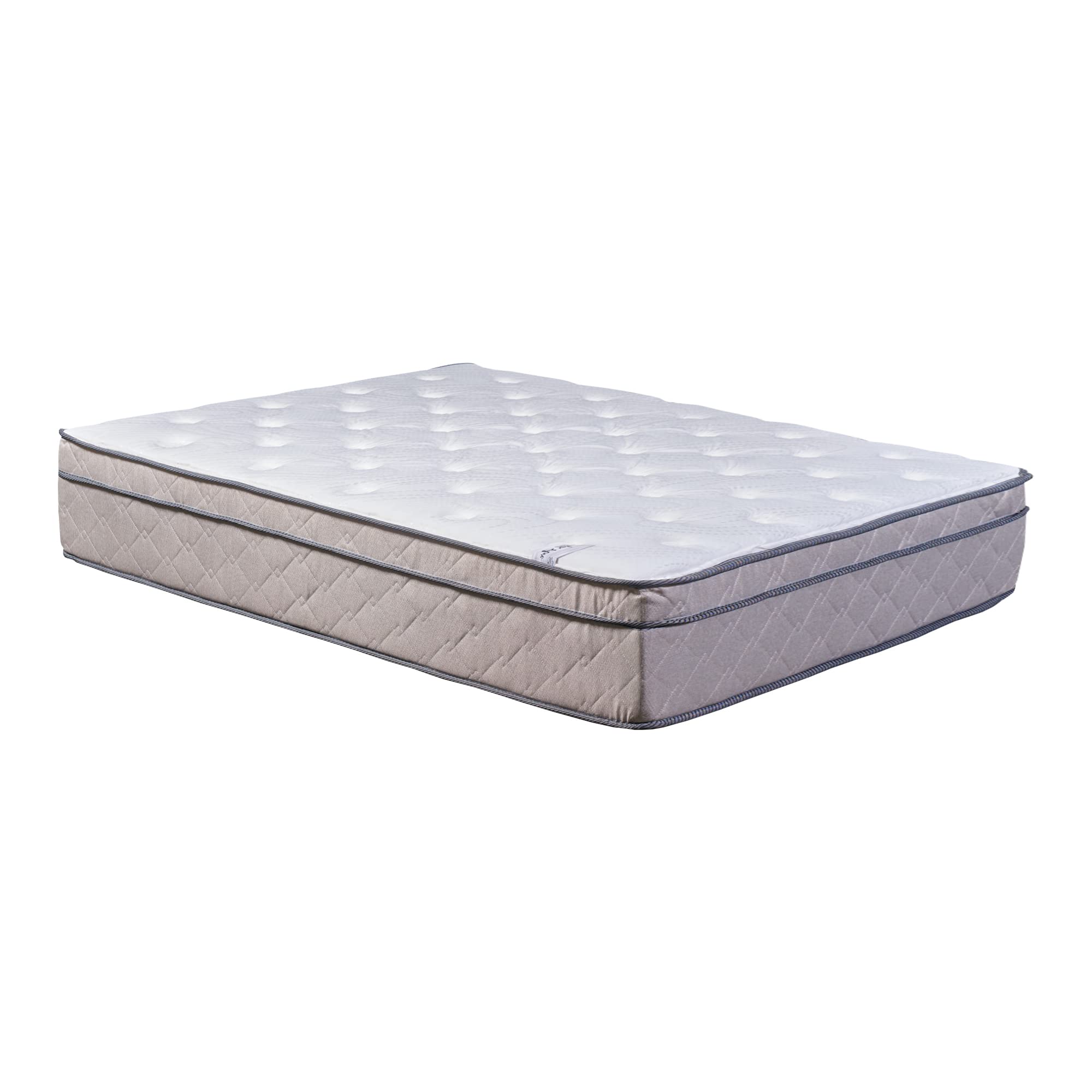 Encased Hybrid Eurotop Pillowtop Memory Foam Gel Innerspring Fully Assembled Mattress, Good For The Back