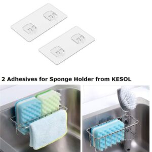 KESOL 2 Pack Adhesives for Sponge Holder