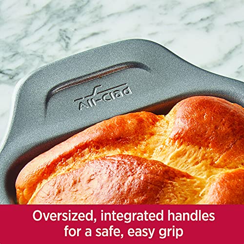 All-Clad Pro-Release Nonstick Bakeware Loaf Pan 8x4 Inch Oven Safe 450F Half Sheet, Cookie Sheet, Muffin Pan, Cooling & Baking Rack, Round Cake Pan, Loaf Pan, Baking Pan Grey