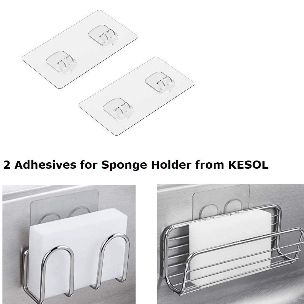 KESOL 2 Pack Adhesives for Sponge Holder