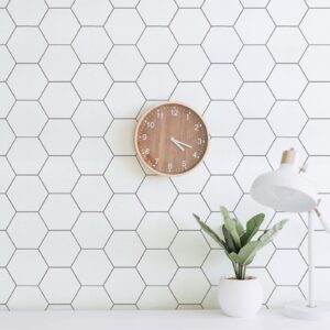 fiula white hexagon wallpaper peel and stick wallpaper grey and white wallpaper removable wallpaper white trellis wallpaper vinyl wallpaper 17.3”×78.7”