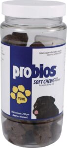 spriek canine probios d-probios soft chews med-large dogs 240 gram (60ct)