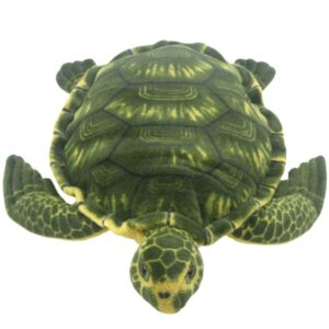 tagln lifelike giant plush toys tortoise pillow large realistic stuffed animals green sea turtle 28 inch