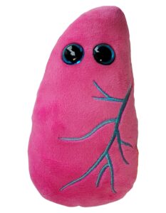 giantmicrobes lung plush, respiratory therapist gifts, pulmonologist gifts, respiratory therapy gifts, lung transplant survivor gifts, lung cancer survivor gifts, lung pillow, lung stuffed animal