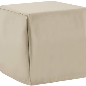 Crosley Furniture Patio Furniture Covers, Waterproof Outdoor Side Table Cover for Backyard, Deck, Tan