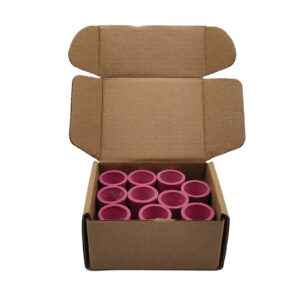 Sandblaster Gun Nozzles 10Pcs Tip Sand Blaster Replacement Cylinder Ceramic Abrasive Nozzles for Blasting (Pink)