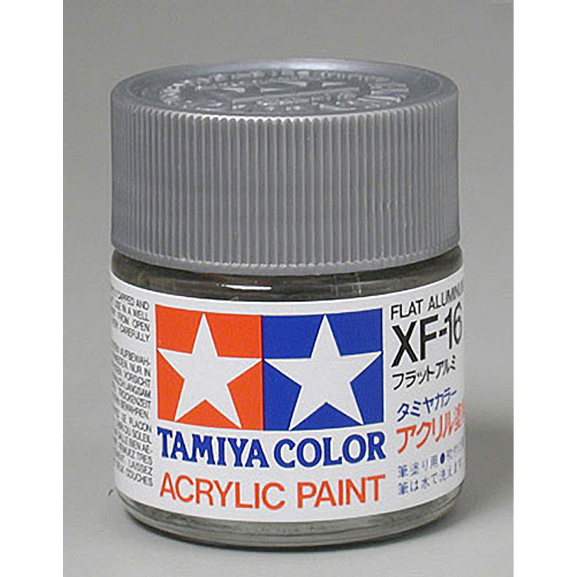 Tamiya Acrylic XF16 Flat Aluminum TAM81316 Plastics Paint Acrylic