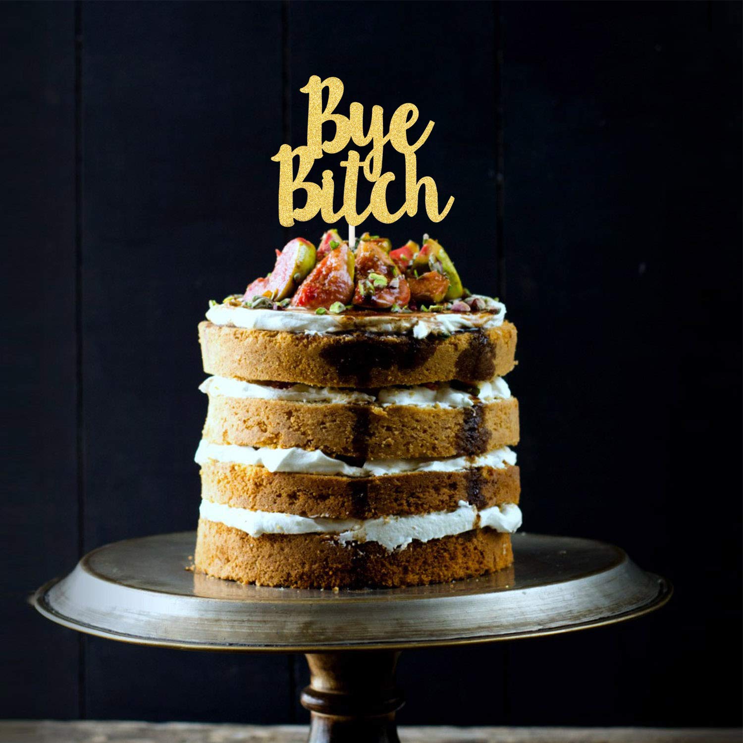 Bye Bitch Cake Topper for Bridal Shower Bachelorette Engagement Hen Party Decorations Bye Felicia Sign