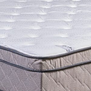 Encased Hybrid Eurotop Pillowtop Memory Foam Gel Innerspring Fully Assembled Mattress, Good For The Back