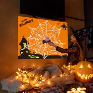 Funnlot Halloween Party Games for Kids Pin The Spider on The Web Halloween Party Games Activities Halloween Pin The Tail