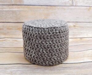 crochet toilet paper cover, mega roll size - toilet paper cozy - walnut stonewashed