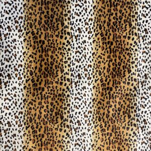 fabricla velboa s-wave animal print fabric - short pile faux animal fur fabric - 60" inches (150 cm) wide - fake animal fur fabric - cheetah, 1 continuous yard