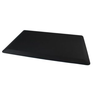 floortex® black standing comfort mat - 20" x 32"