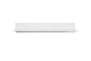 hangman l24w l 24-inch no-stud floating shelf (white powder coat)