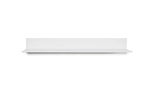 Hangman L24W L 24-Inch No-Stud Floating Shelf (White Powder Coat)