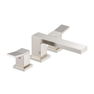 gerber avian 2-handle deck-mount roman tub trim kit (valve not included), brushed nickel