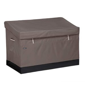 classic accessories ravenna water-resistant 133 gallon deck box, outdoor storage box