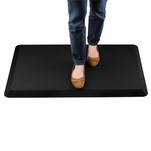 Floortex® Black Standing Comfort Mat - 20" x 32"