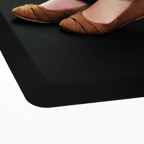 Floortex® Black Standing Comfort Mat - 20" x 32"