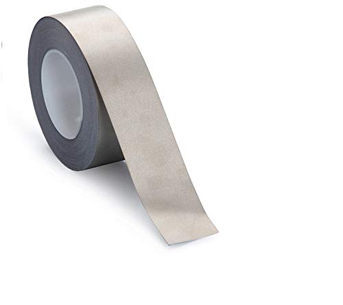 Amradield Faraday Tape,Copper Nickel Plated Conductive Electrode Tape Fabric, RF/EMI/EMF Shielding,Grounding(2 inch widex11 yards long)