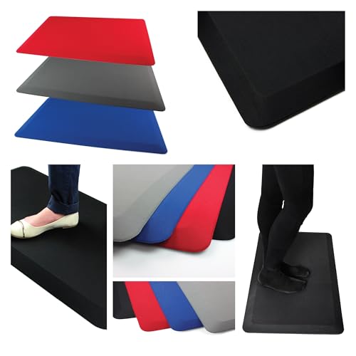 Floortex® Black Standing Comfort Mat - 20" x 32"