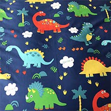 CLOTHKNOW Kids Pillowcases Standard of 2 Boys Dinosaur Pillowcases Standard Size Twin Queen Boys Teen Bed Pillowshams Set of 2 Cartoon Standrad Pillow Covers