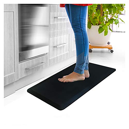 Floortex® Black Standing Comfort Mat - 20" x 32"