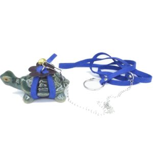 bonaweite turtle leash small pets turtle leash and harness pet tortoise leash walking rope for turtle supplies adjustable control rope for outdoor walking training blue