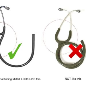 Replacement Tube by Reliance Medical fits Littmann® Cardiology IV® Stethoscope - Cardiology 4® (Gray)