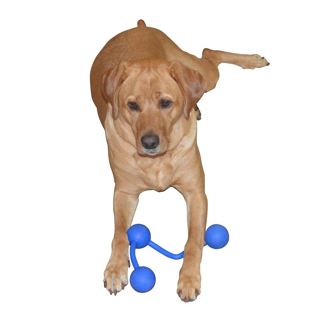 Sonnyridge 3 Ball Dog Toy - Your Puppy, Small Or Large Dog Will Love It. - 100% Non-Toxic Chew Dog Toy - Best for The Aggressive Dog Chewers - Durable and Tough - Promotes Dental and