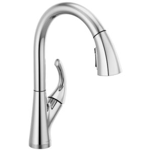 peerless p7935lf parkwood single handle pulldown kitchen faucet pull-down, chrome