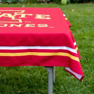 College Flags & Banners Co. Iowa State Cyclones Logo Tablecloth or Table Overlay