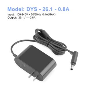 Energup 21.6V V6 V7 V8 Charger for Dyson AC Adapter, Dyson Battery Charger for DC58 DC59 DC61 DC62 SV03 SV04 SV05 SV06, Model 205720-02 Dyson Charger for Dyson Cordless Vacuum Cleaner