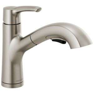 peerless p6935lf-ss parkwood single handle pullout kitchen faucet pull-out, stainless