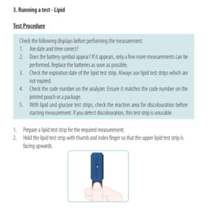 CUROfit : CURO L7 Cholesterol Multi Test Strips - Included 10 Strips (Device NOT Included)