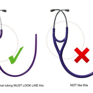 (Stethoscope Binaural) Replacement Tube by Reliance Medical fits Littmann® Classic III Stethoscope - TUBING (Purple)