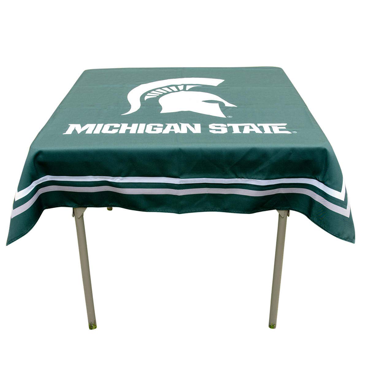 College Flags & Banners Co. Michigan State Spartans Logo Tablecloth or Table Overlay