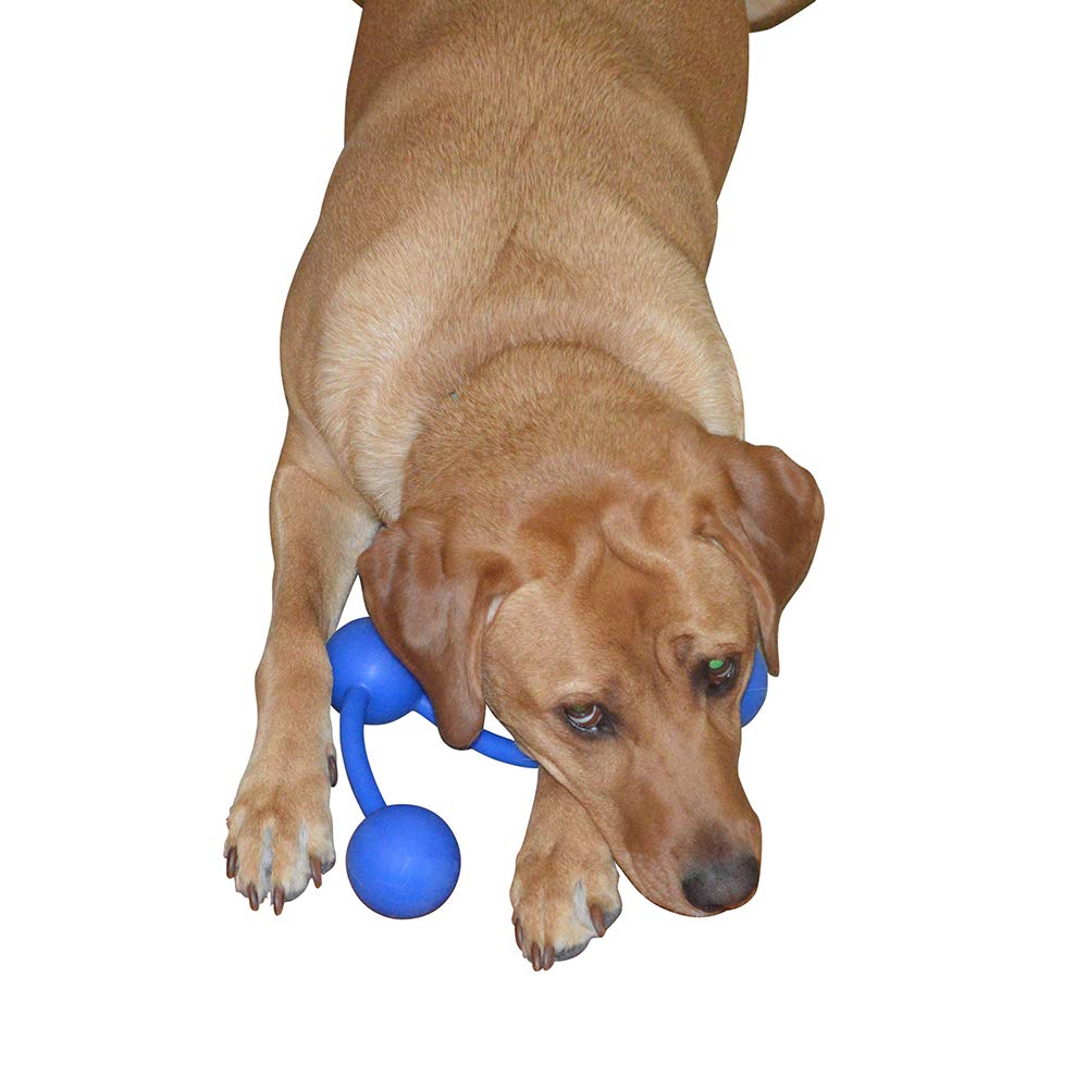 Sonnyridge 3 Ball Dog Toy - Your Puppy, Small Or Large Dog Will Love It. - 100% Non-Toxic Chew Dog Toy - Best for The Aggressive Dog Chewers - Durable and Tough - Promotes Dental and