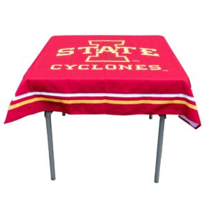 college flags & banners co. iowa state cyclones logo tablecloth or table overlay